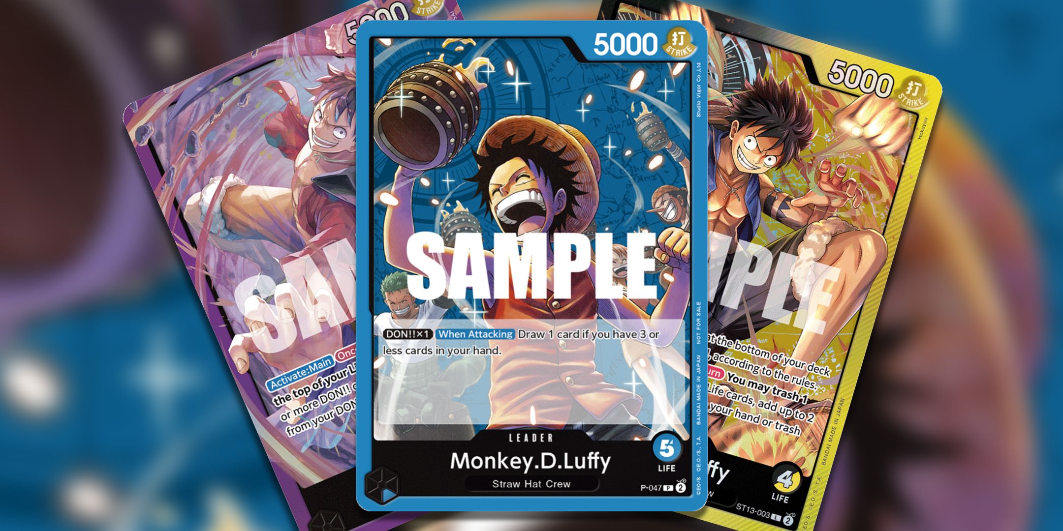 ワンピースカードゲーム：10の最高のMonkey.D.Luffyリーダーカード - BUFF.PLUS