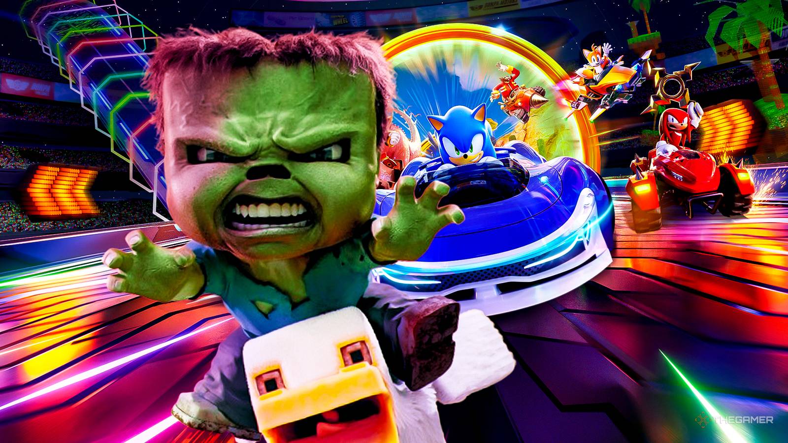 ソニックレース：CrossWorlds Minecraft DLCプレビュー - チキンジョッキーはどこですか？ - BUFF.PLUS