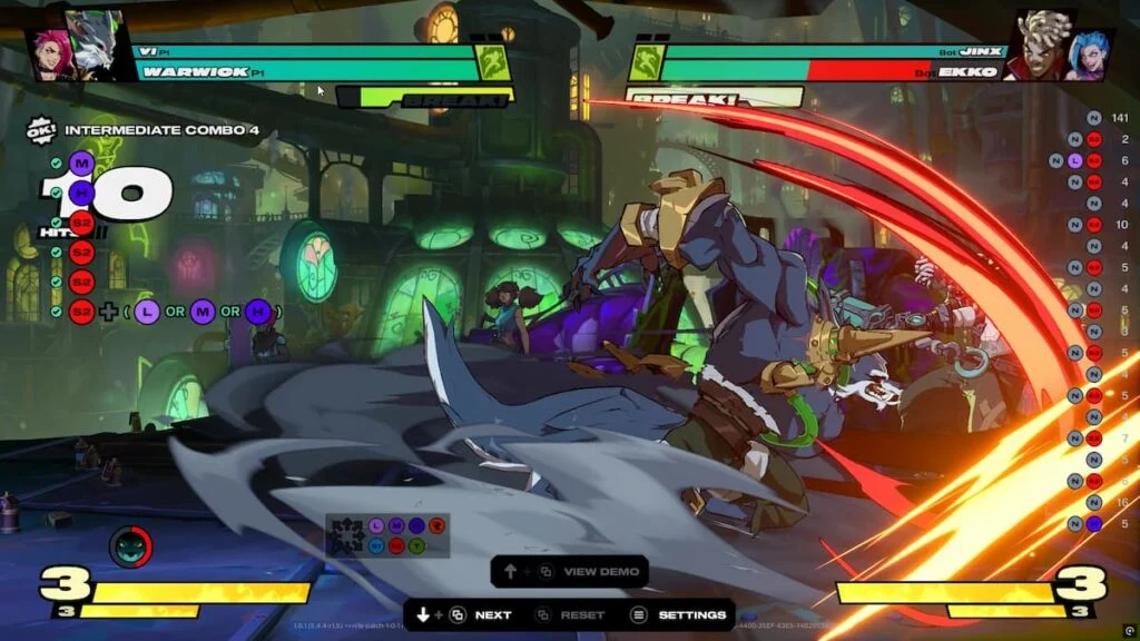 2XKO のすべてのワーウィック コンボ - BUFF.PLUS